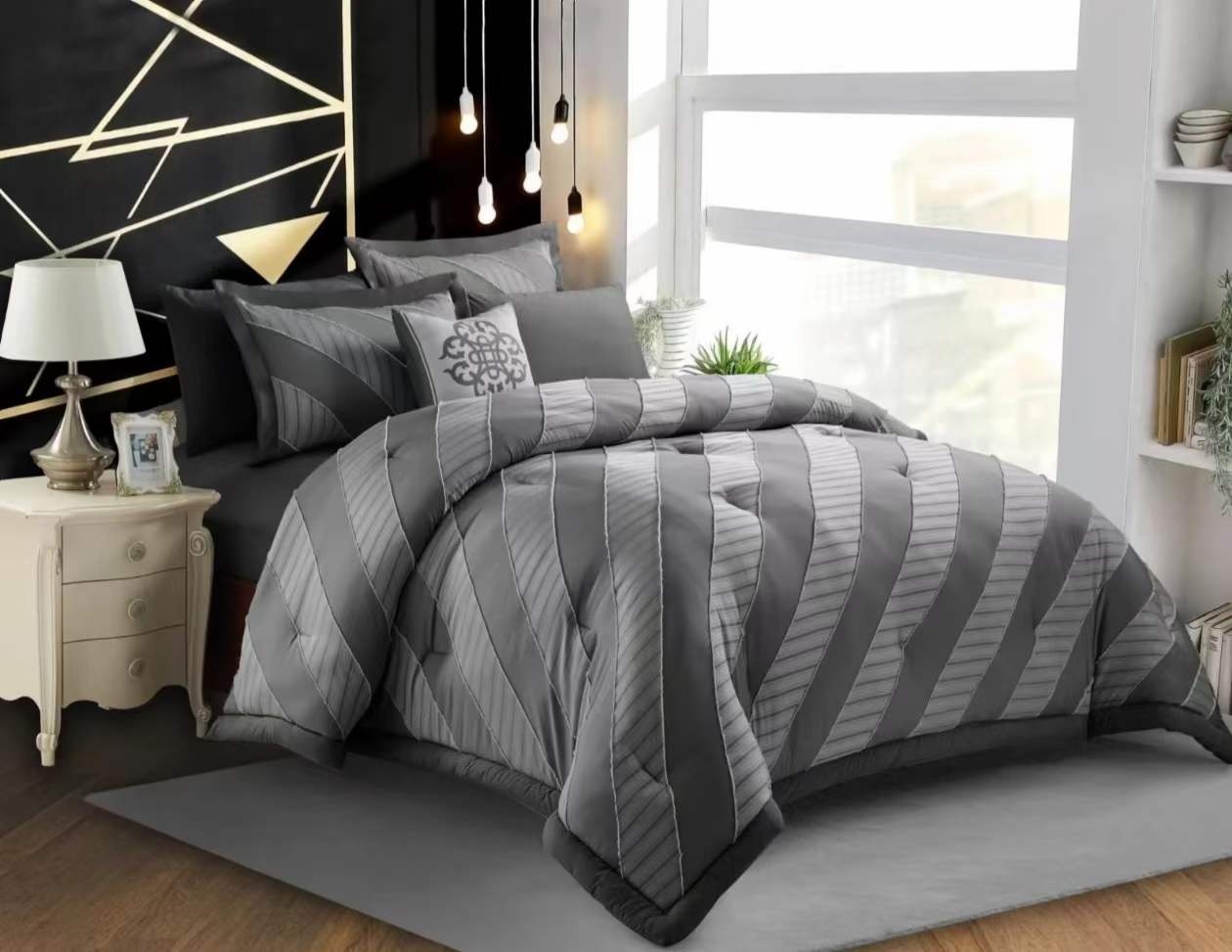 Jacquard bedding sets